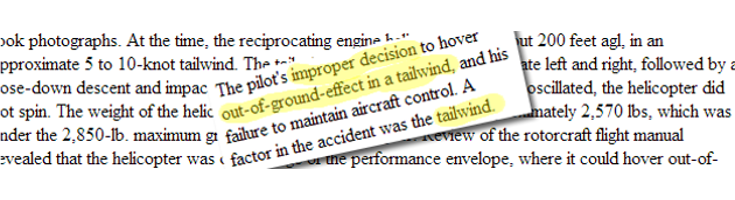 Near OGE hover limits with a tailwind... - Helicopter Training Videos (HTV)